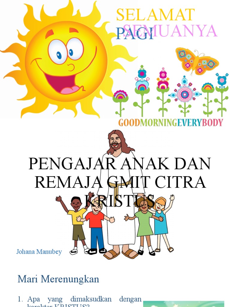Karakter Kristus dalam Kehidupan Pelayan | PDF