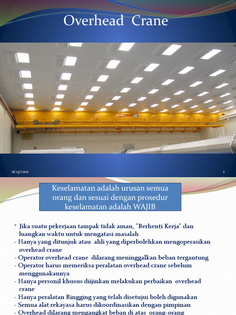 Overhead Crane Pdf