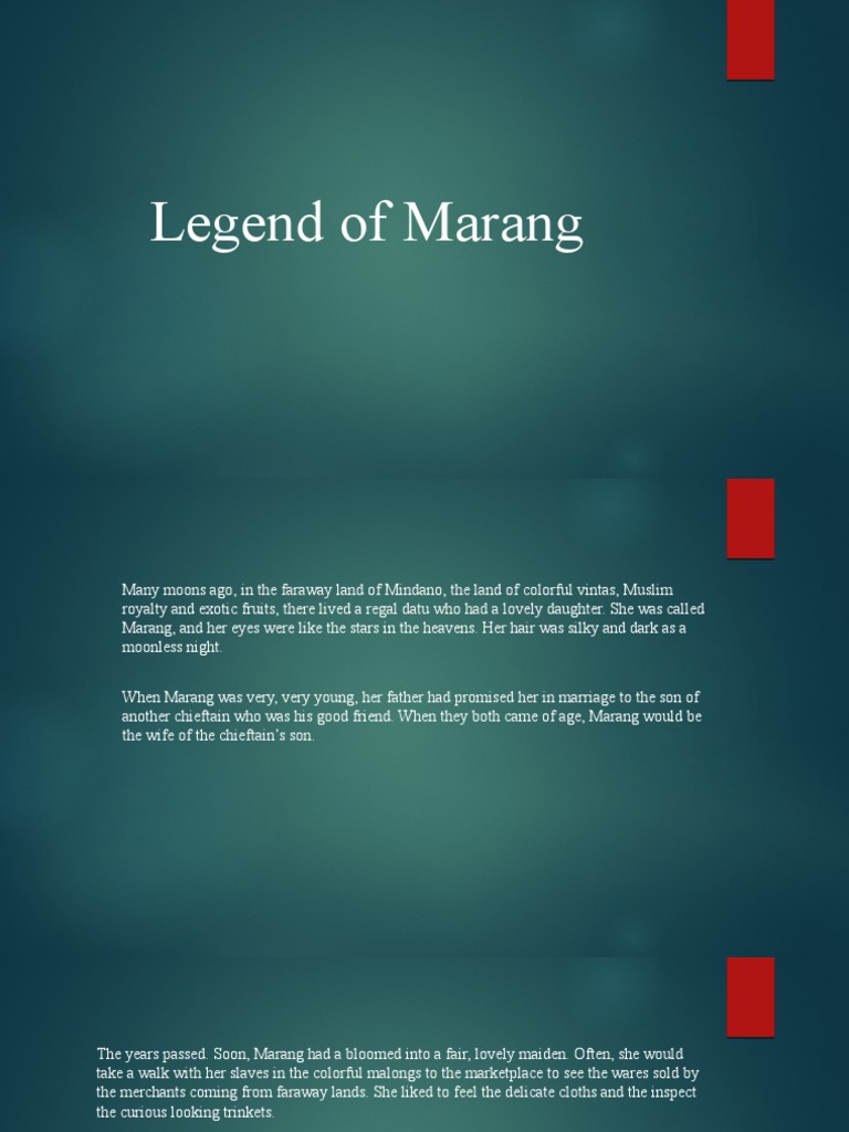 Legend of Marang | PDF