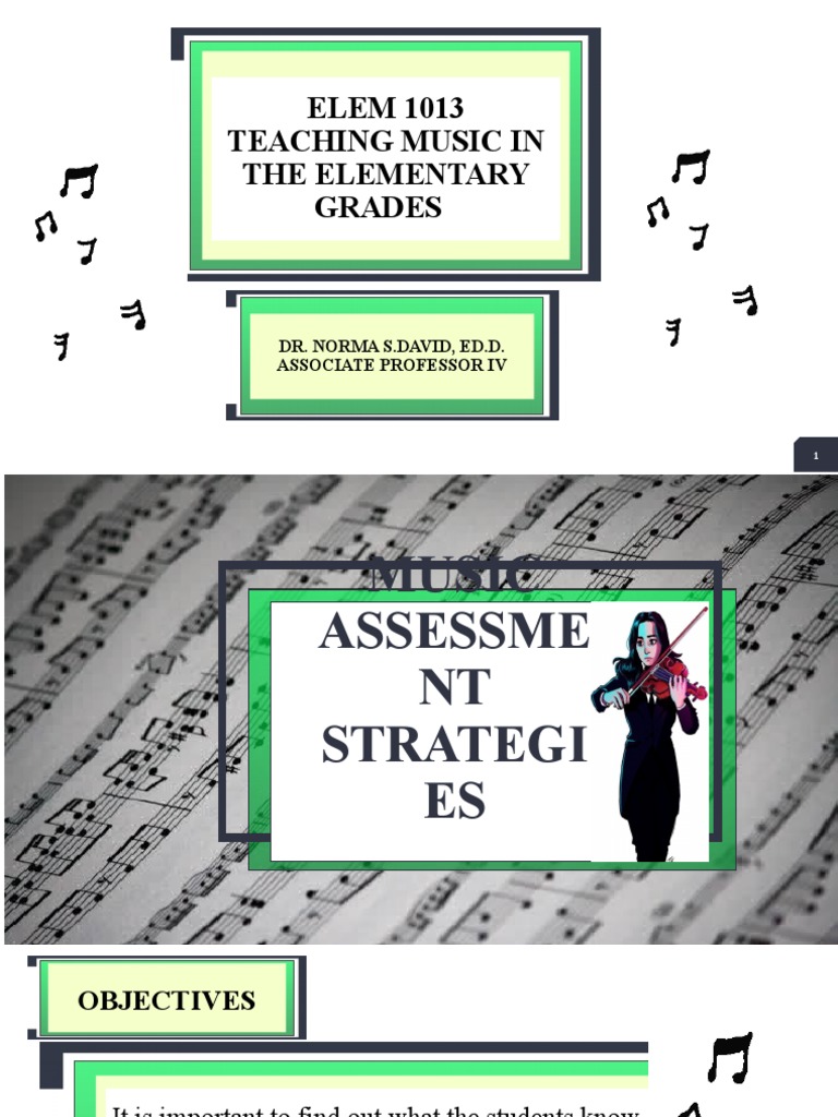 Music Assessment Strategies | PDF | Educational Assessment | Rubric ...