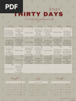 MadFit 30-Day Workout Schedule | PDF