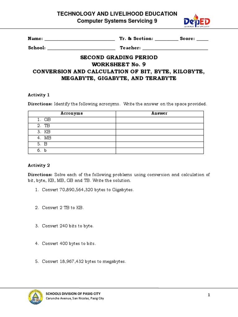 Tle CSS9 Q2 DW9 | PDF