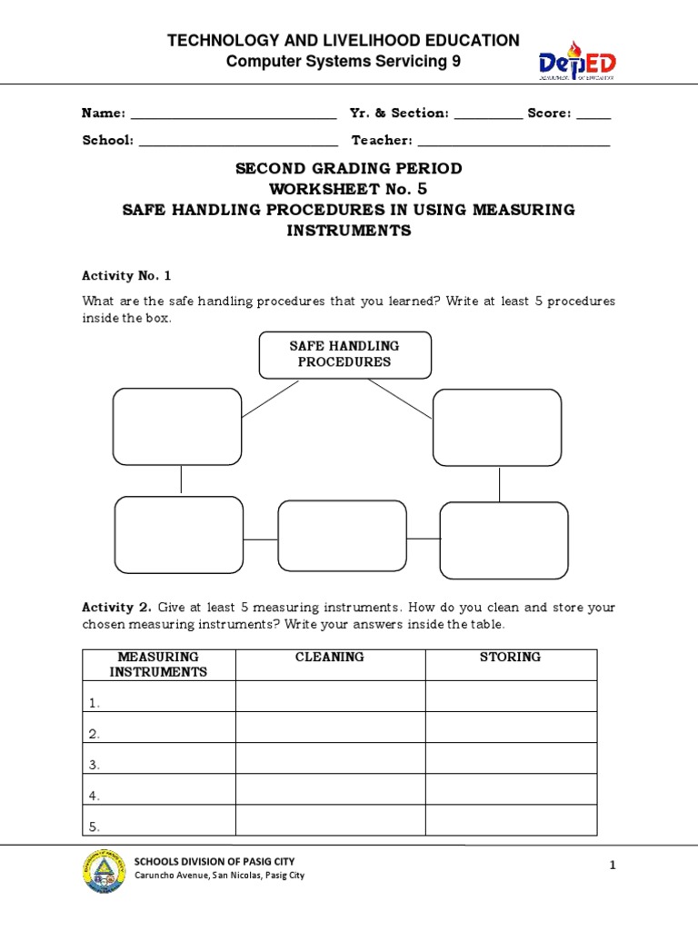Technology and Livelihood Education Computer Systems Servicing 9 | PDF