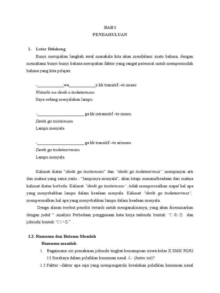 Analisis Perbedaan Te Iru Dan Te Aru | PDF | Seni & Disiplin Bahasa