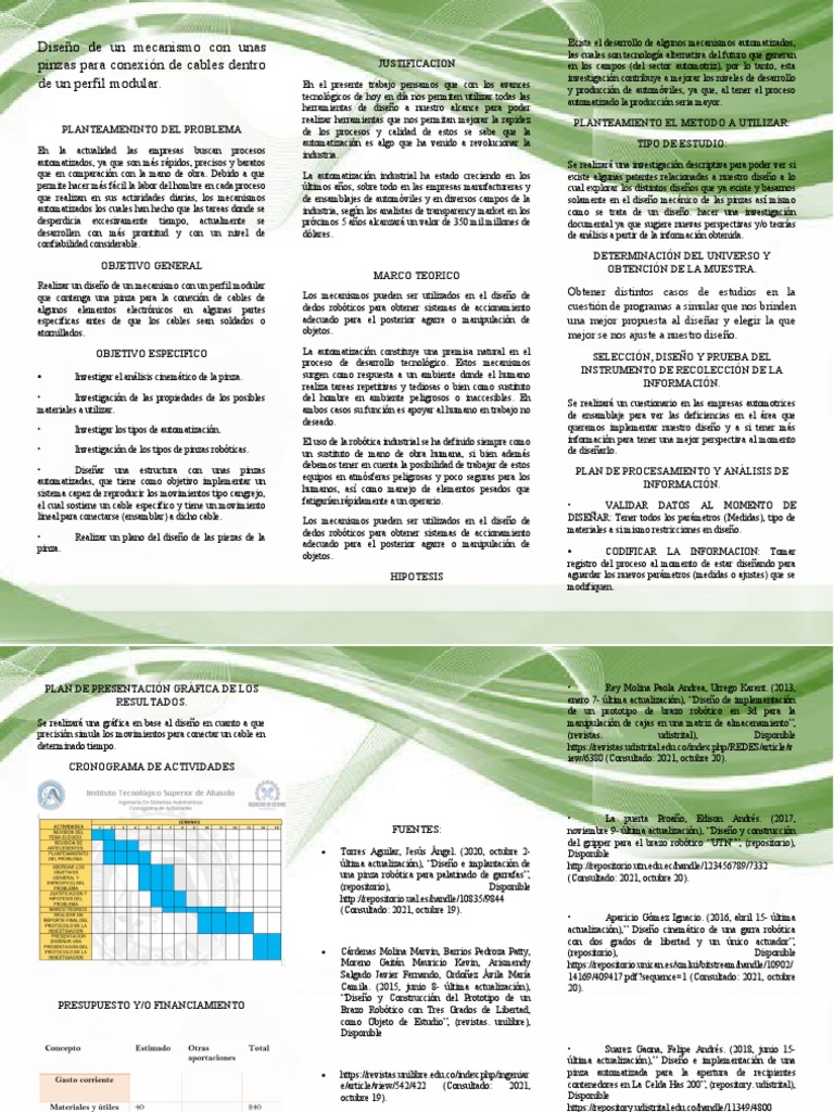 Triptico Final 2 | PDF | Diseño | Automatización