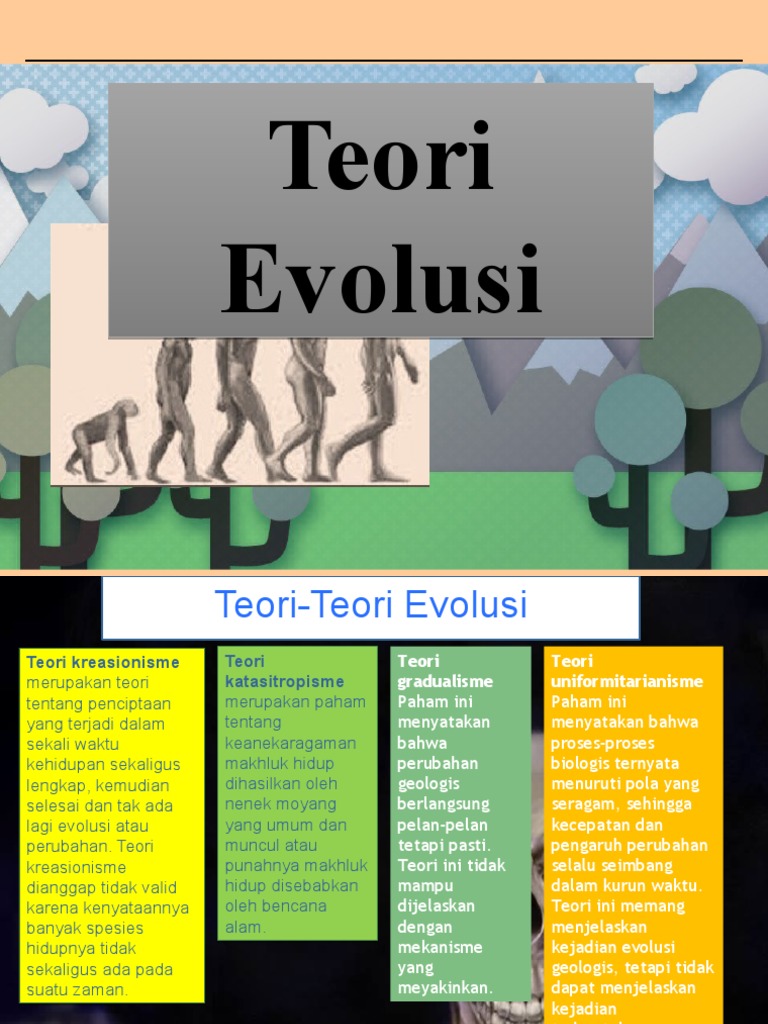 Teori Teori Evolusi 2 Kel 1 | PDF | Ilmu Sosial | Filsafat
