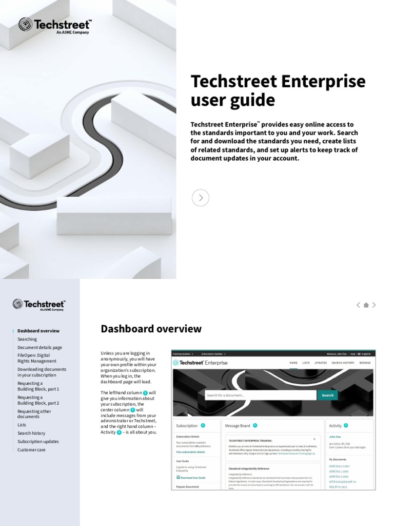 Techstreet Enterprise User Guide | PDF | Subscription Business Model ...
