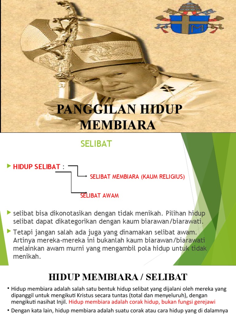 Selibat dan Hidup Membiara dalam Kristus | PDF