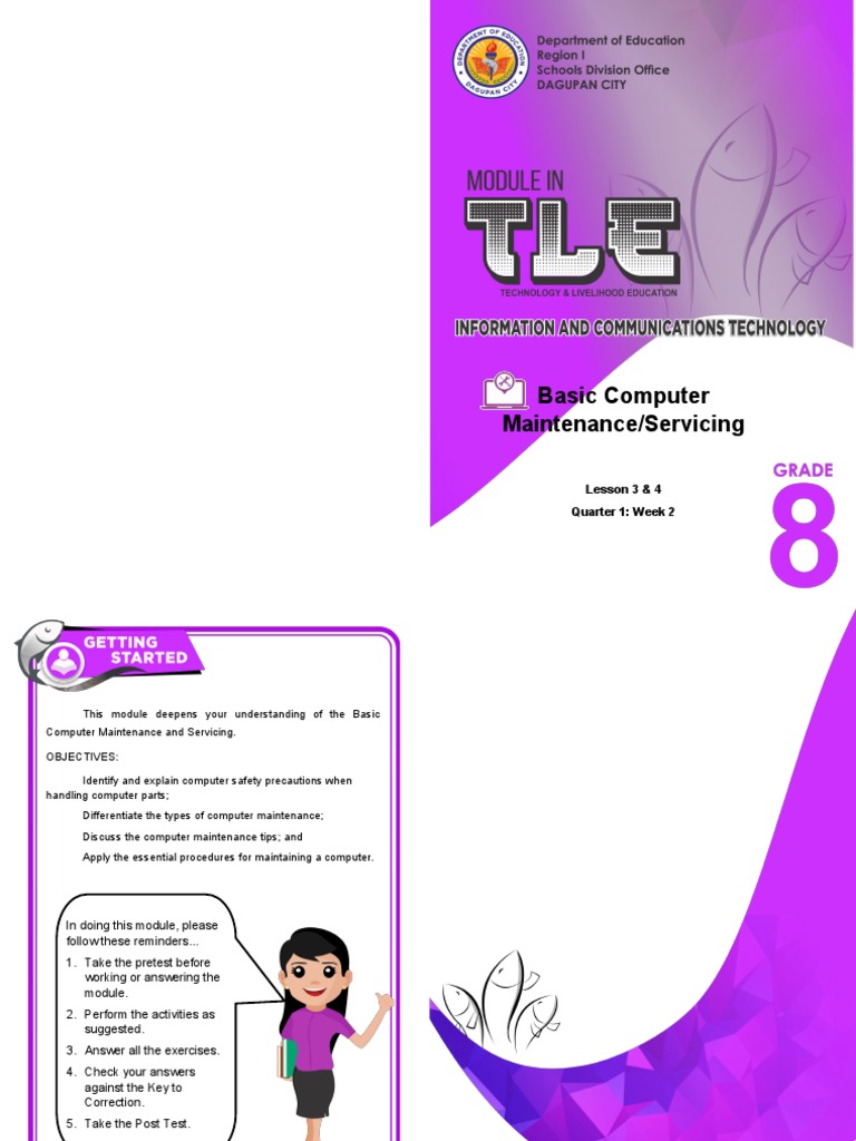 Basic Computer Maintenance/Servicing: Lesson 3 & 4 Quarter 1: Week 2 ...