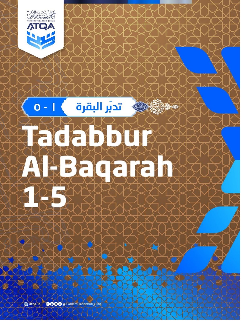 06 Tadabbur Al-Baqarah 1-5 Atqa | PDF