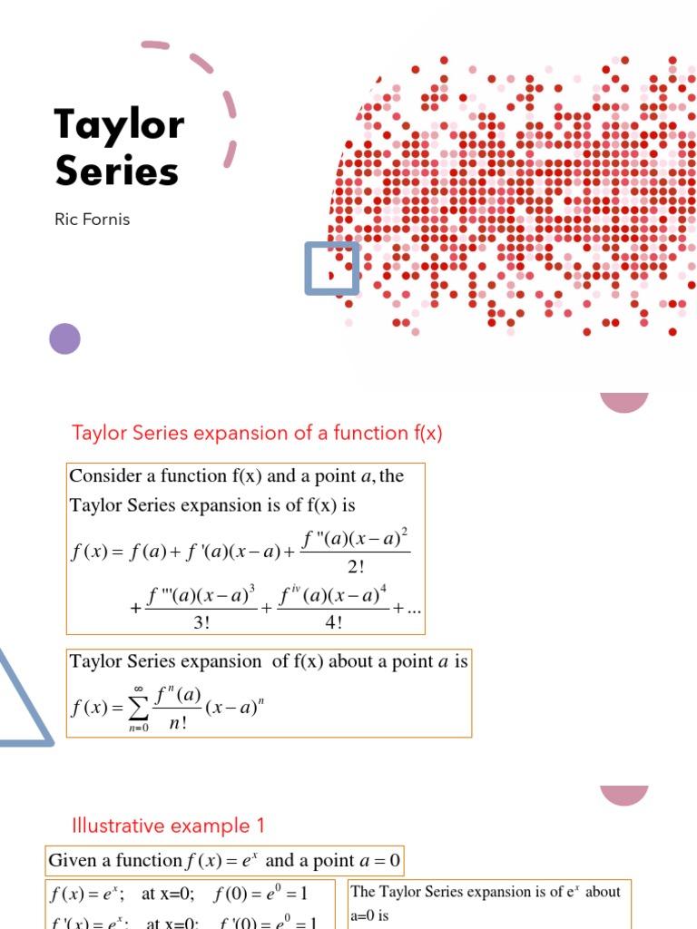 Taylor Series Expansion | PDF | Mathematics | Numerical Analysis