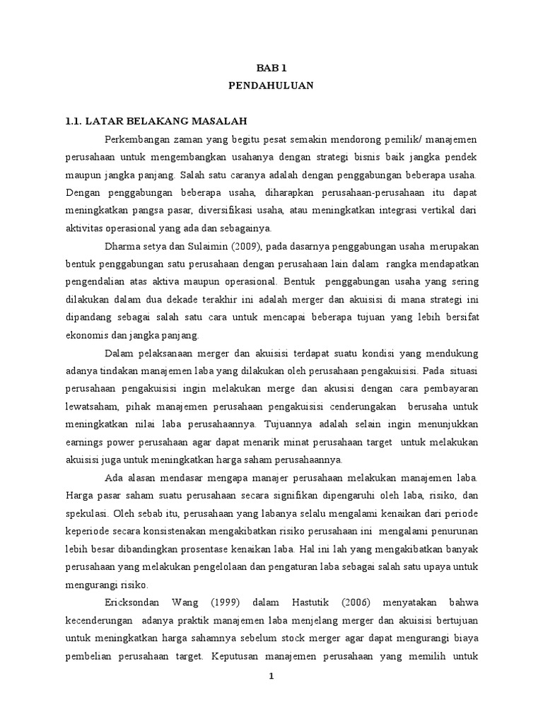 Bab 1 Pendahuluan | PDF | Karier & Perkembangan | Pengelolaan Keuangan & Uang