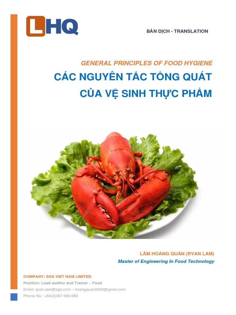 Haccp Codex Rev 5 2020 | PDF