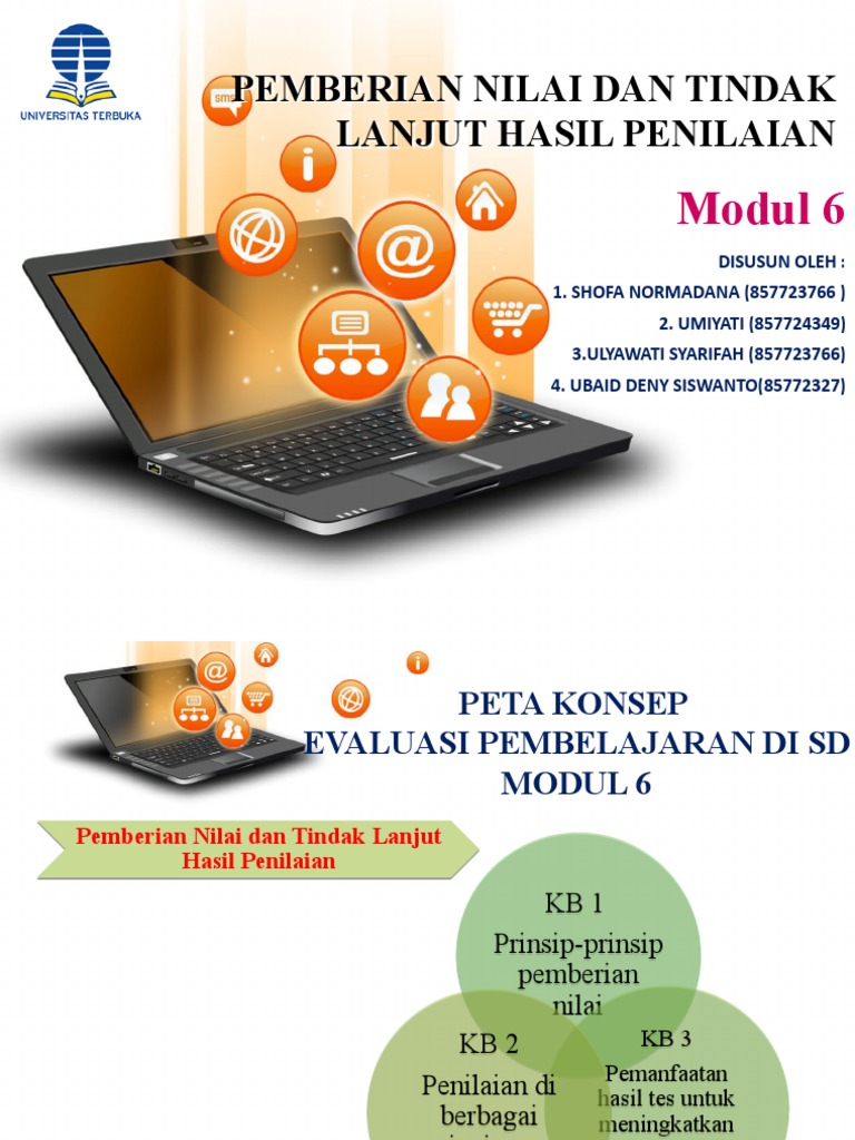 MODUL 6 EVALUASI PEMBELAJARAN DI SD - Komplit | PDF