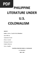Module 4 Literature Under The US Colonialism | PDF | Philippines
