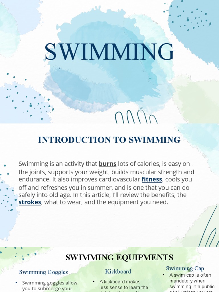SWIMMING | PDF | Swimming | Outdoor Recreation