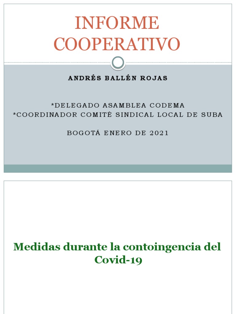 Informe Codema | PDF
