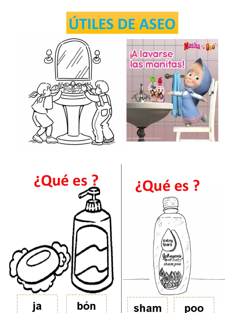 Útiles de Aseo: ¿Qué Son y Para Qué Sirven? | PDF | Artes del Lenguaje ...