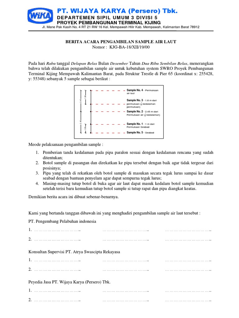 Draft BA Sample Air SWRO | PDF