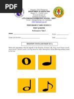 Creating Rhythmic Patterns Mapeh 6 | PDF | Rhythm | Music Theory