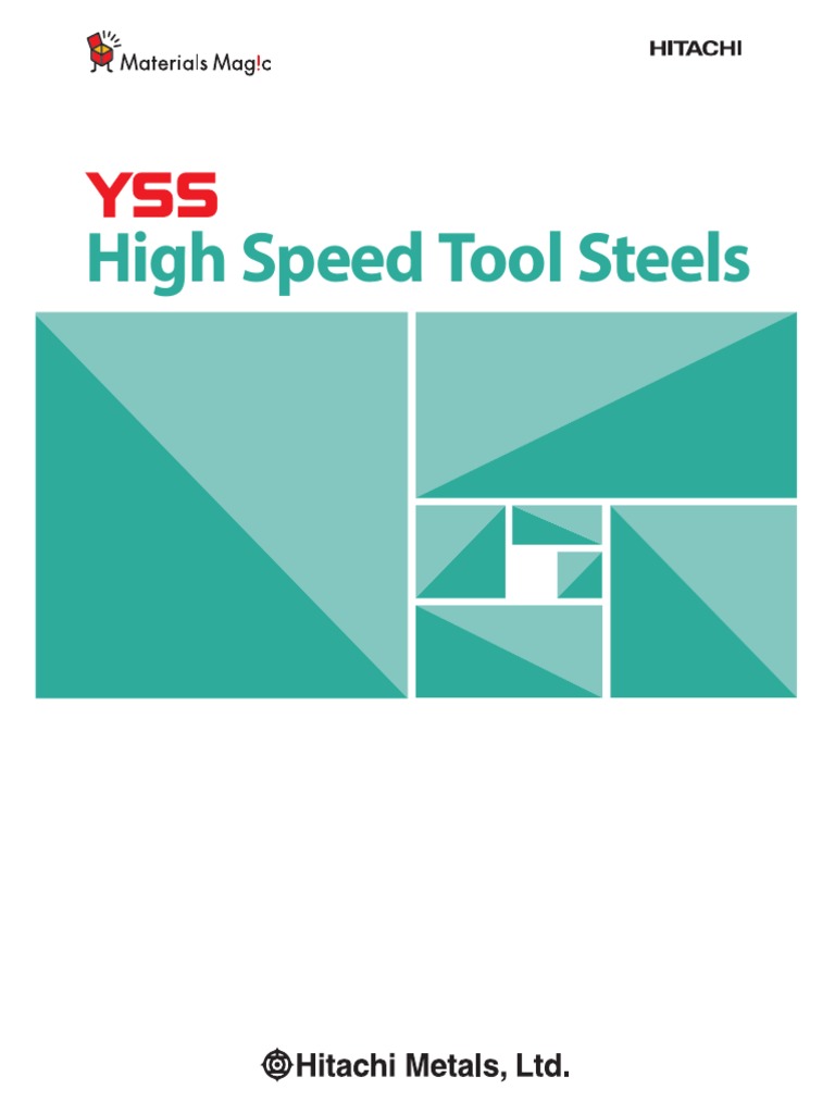 Hitachi - High Speed Tools Steel | PDF | Steel | Chemistry