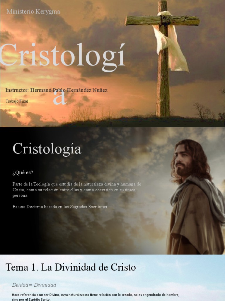 Cristología | PDF | Cristología | Cristo (título)