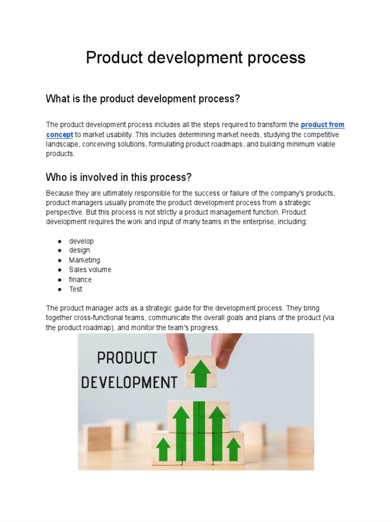 Product Development Process | PDF