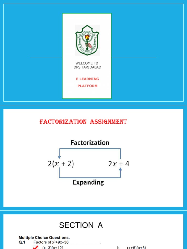 Factoring Polynomial Expressions | PDF