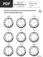Grade 1 Mathematics Lesson Plan | PDF | Clock | Learning
