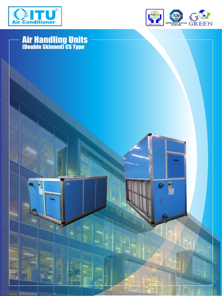 Brosur ITU - AHU CS Type Aug-2016 | PDF | Building Insulation | Polyurethane