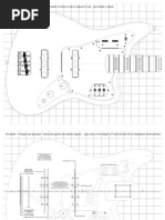 Fender Jazz Bass Templates | PDF | Bass Guitar | Chordophones