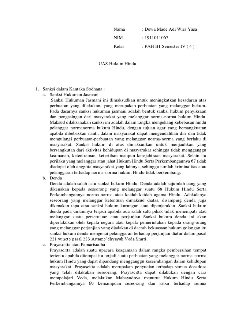 Dewa Made Adi Wira Yasa | PDF