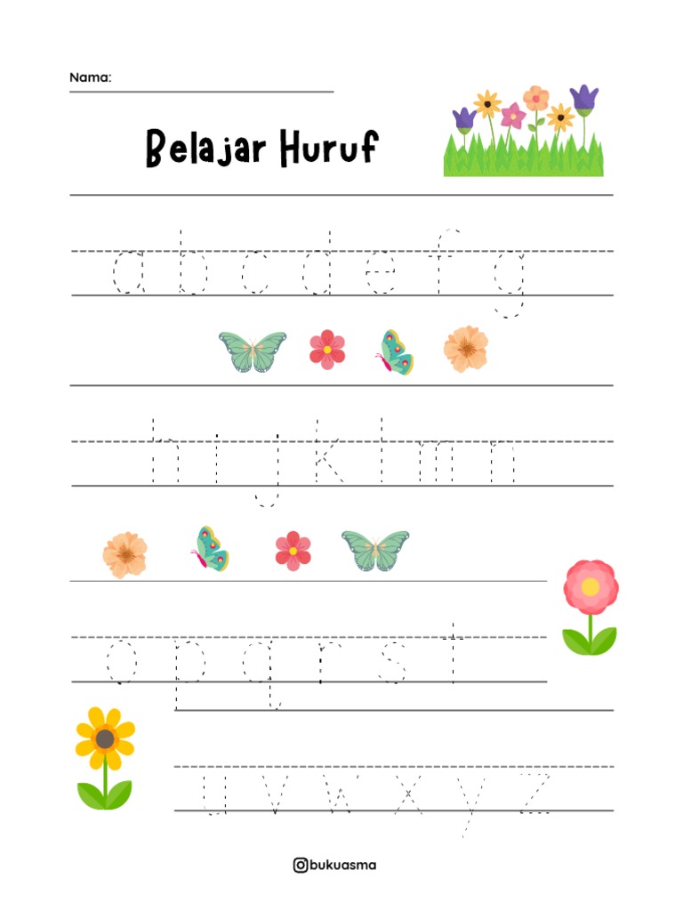 Menebalkan Huruf | PDF