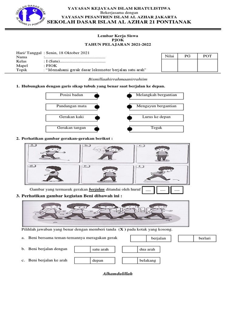 LKS - Gerak Lokomotor Berjalan | PDF