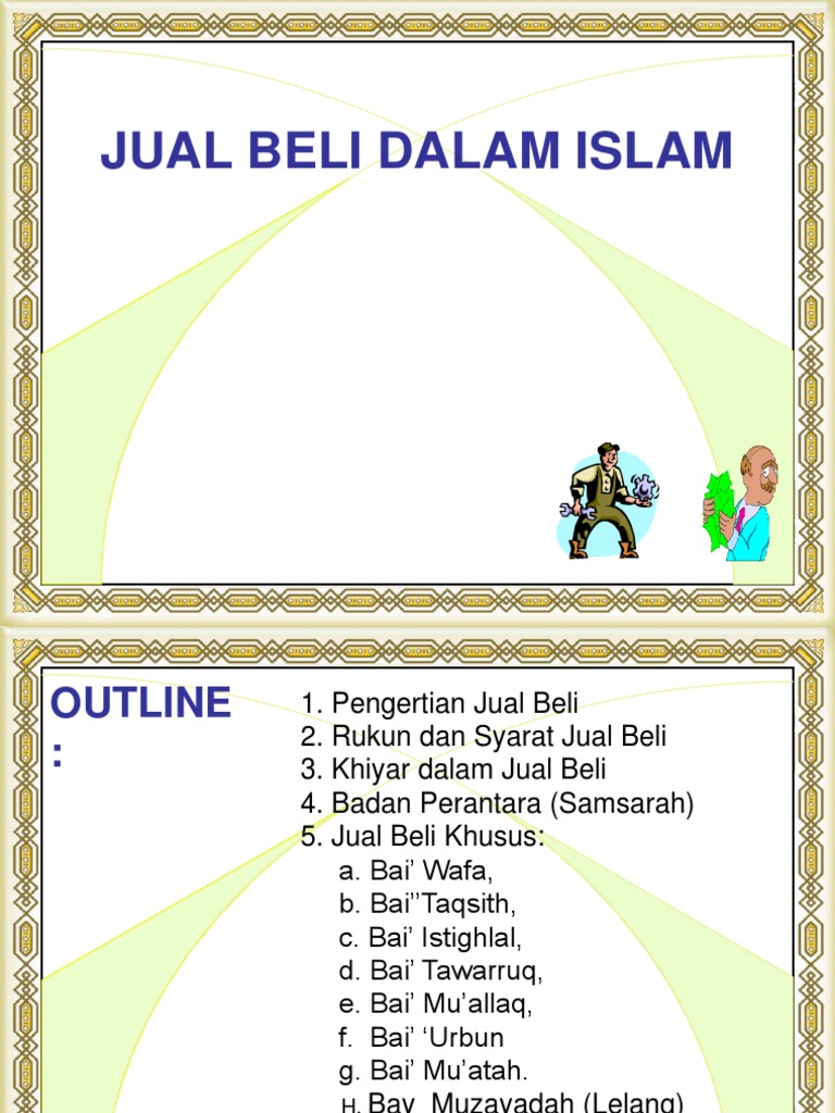 Jual Beli Dalam Islam | PDF