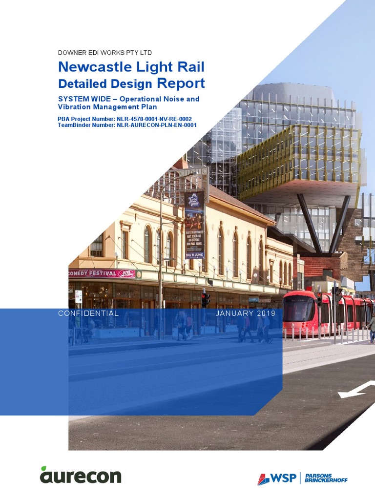 Newcastle Light Rail Noise Management Plan | PDF | Noise | Decibel