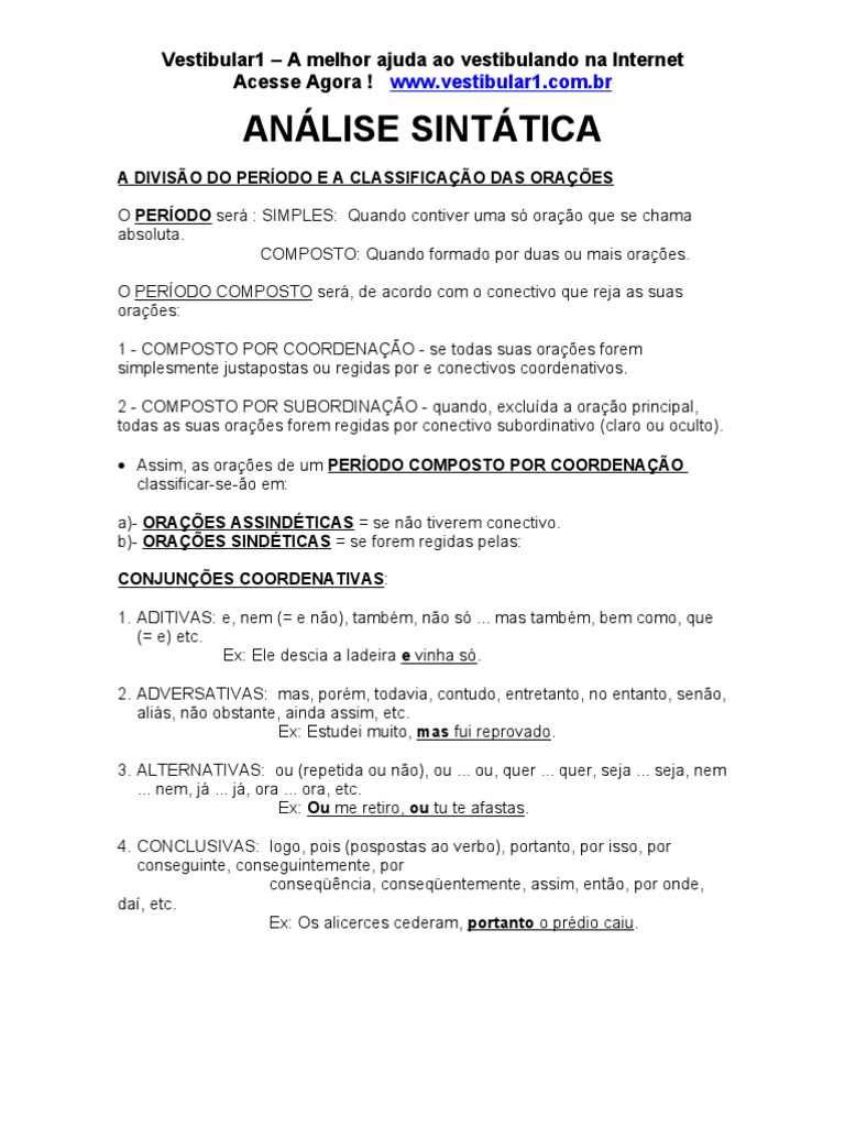 Analise Sintatica | PDF