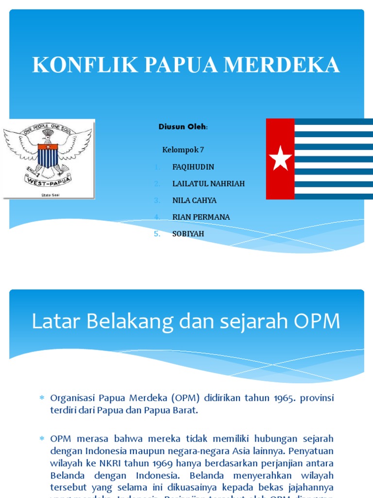 Konflik Papua Merdeka | PDF