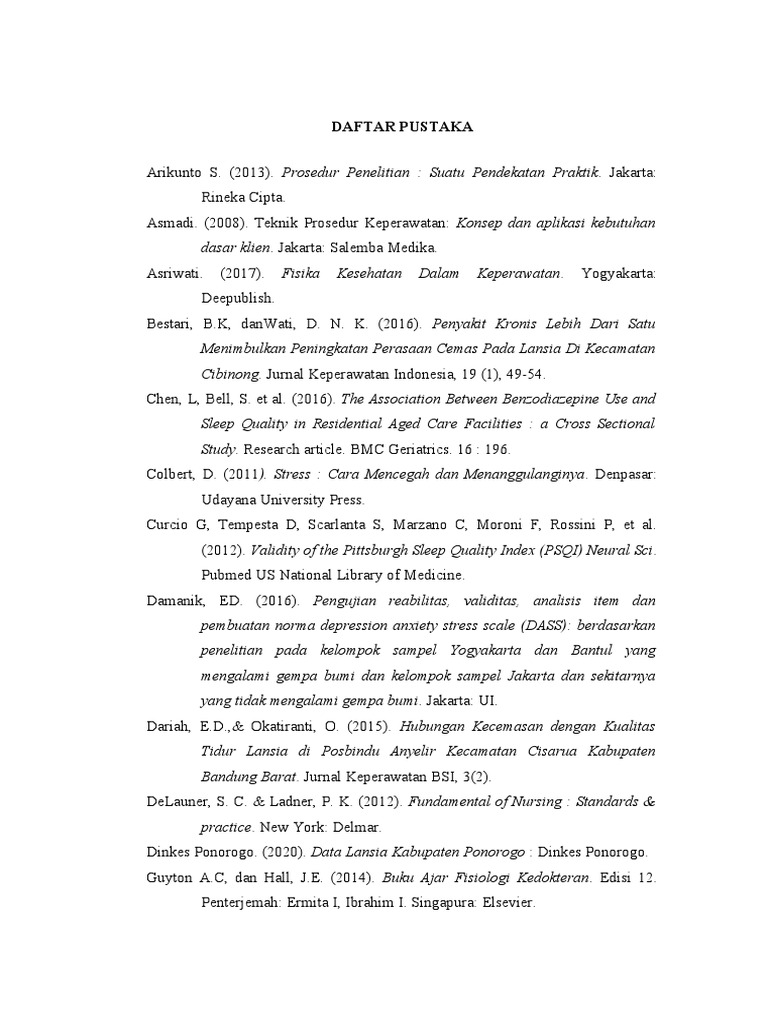 Daftar Pustaka Skripsi | PDF