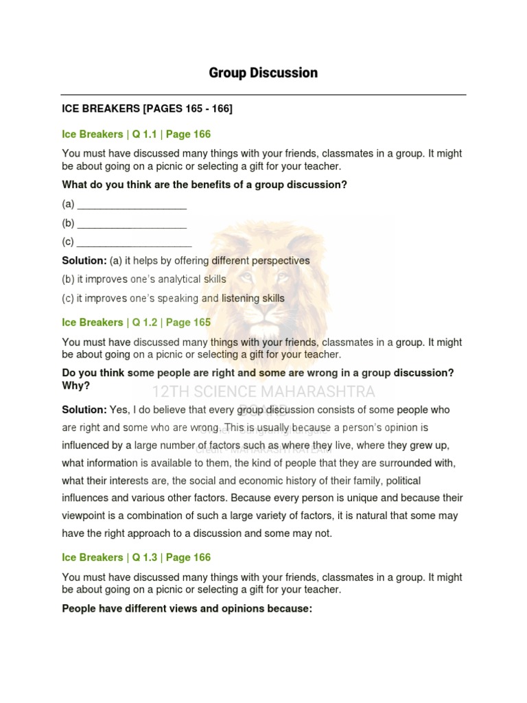 Effective Group Discussion Strategies | PDF | Educational Technology ...