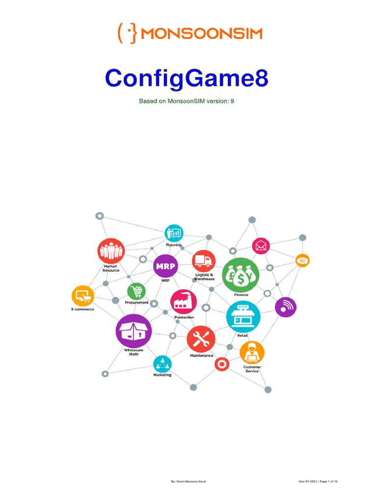 MonsoonSIM Game Configurations Guide | PDF | Marketing | Loans