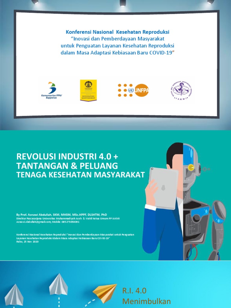 UNFPA2 Prof Asnawi INNOVASI PENGEMBANGAN TENAGA KESMAS DI ERA 4.0 | PDF ...
