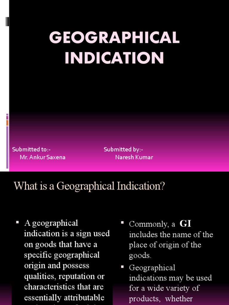 Geographical Indication | PDF | Business Law | Common Law