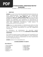 Script For Barangay Fiesta | PDF