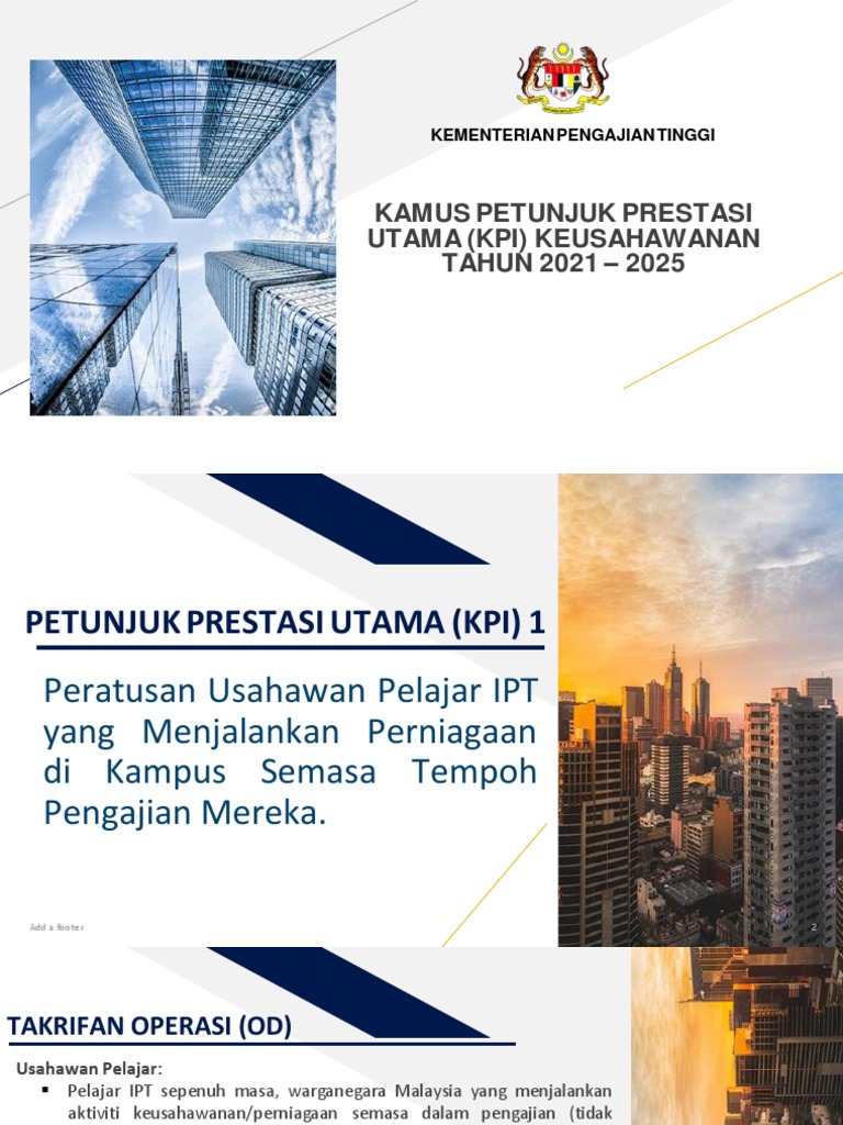 Slaid Kamus Kpi 2021 SPPK | PDF
