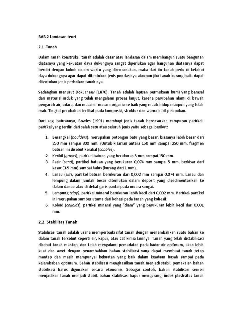 Bab 2 Landasan Teori | PDF