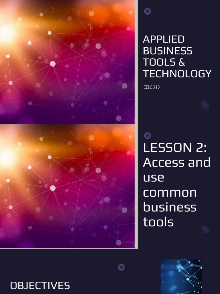 Applied Business Tools & Technology Lesson 2 | PDF | Radio Frequency ...