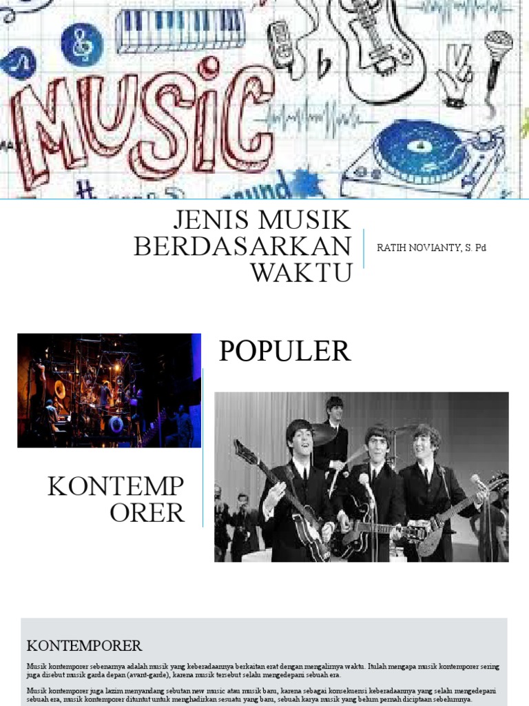 Jenis Musik Berdasarkan Waktu dan Genre | PDF
