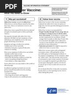 How to Complete Your Yellow Card | PDF | Biotechnology | Children's Health