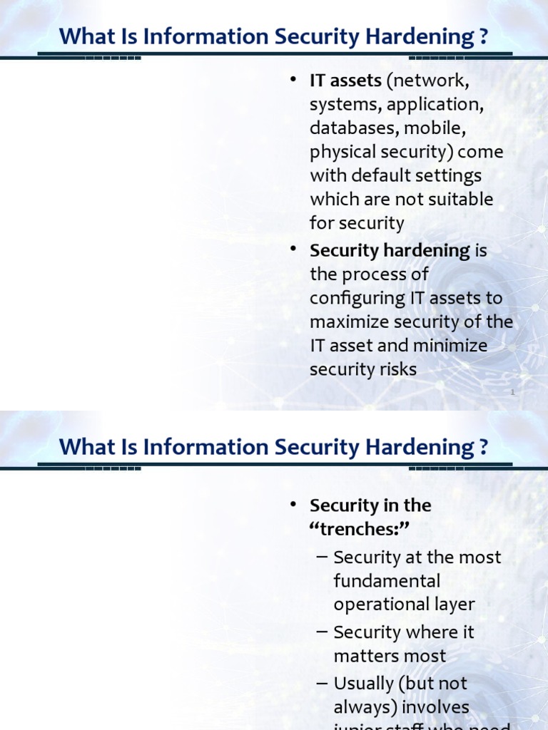 Information Security Transformation-Nahil Mahmood-Lecture 7 | PDF ...